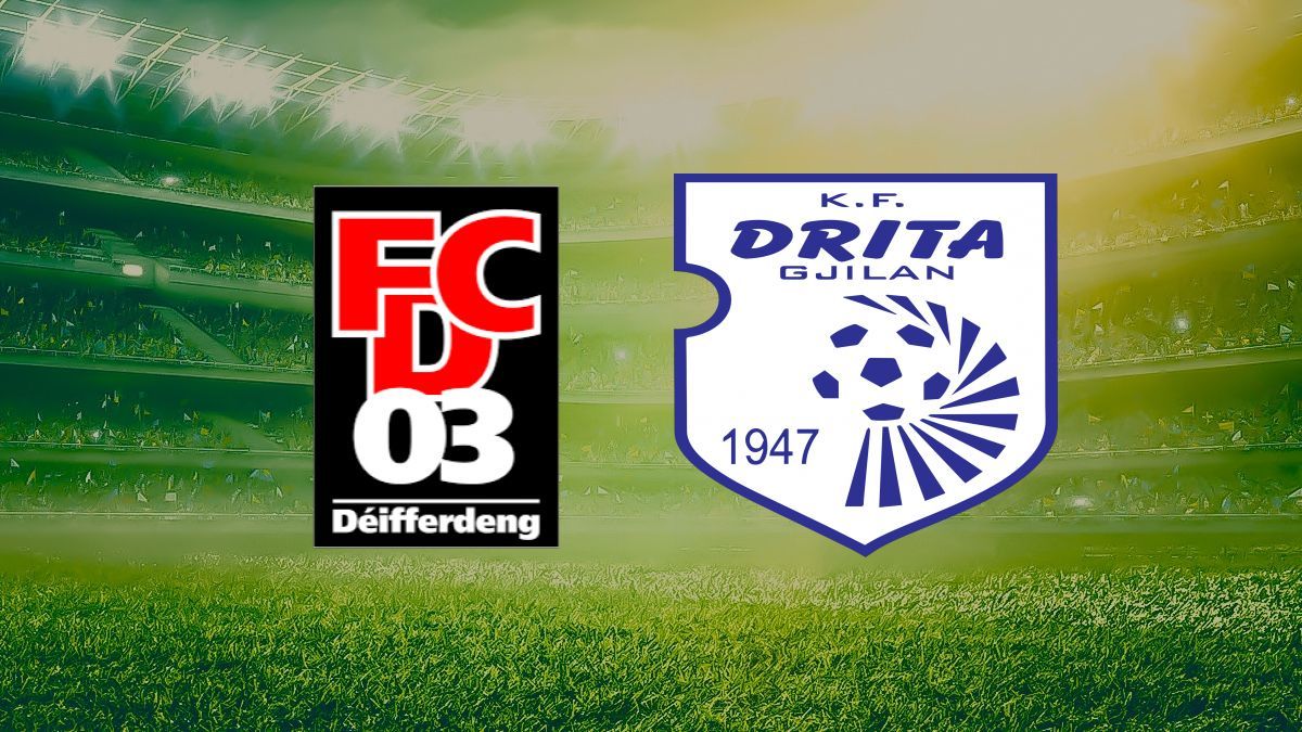 Differdange 03 0-1 Drita Gjilan: resultado, resumen y goles